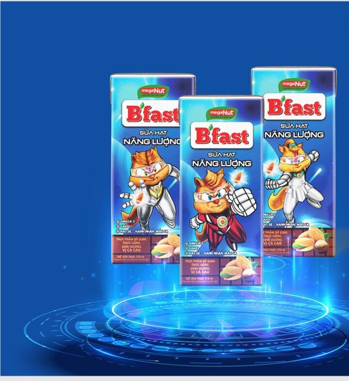 Bán [ 1Lốc 4 Hộp ] Sữa Hạt Năng Lượng B'Fast đầu tiên dành cho trẻ em ...