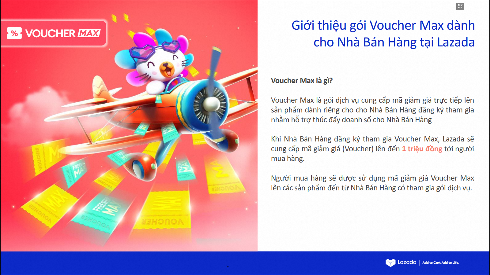 Tổng quan về Chương trình Voucher MAX| Lazada Seller Center
