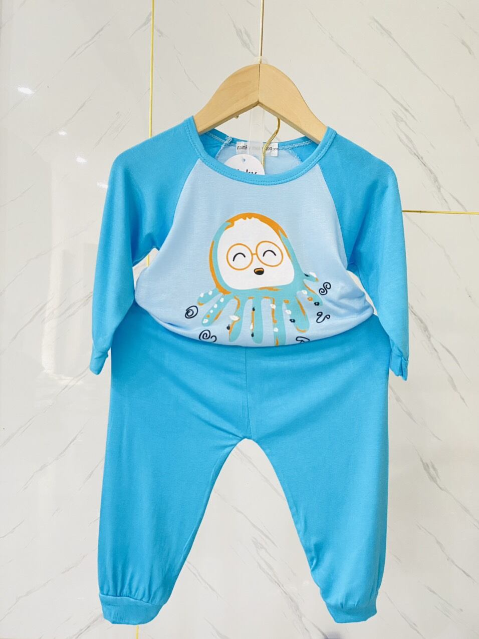 HÀNG MỚI VỀ BỘ DÀI TAY MINKYMON BÉ TRAI BÉ GÁI FROM TỪ 5KG TỚI 17KG DỄ THƯƠNG NHIỀU HÌNH - MixASale