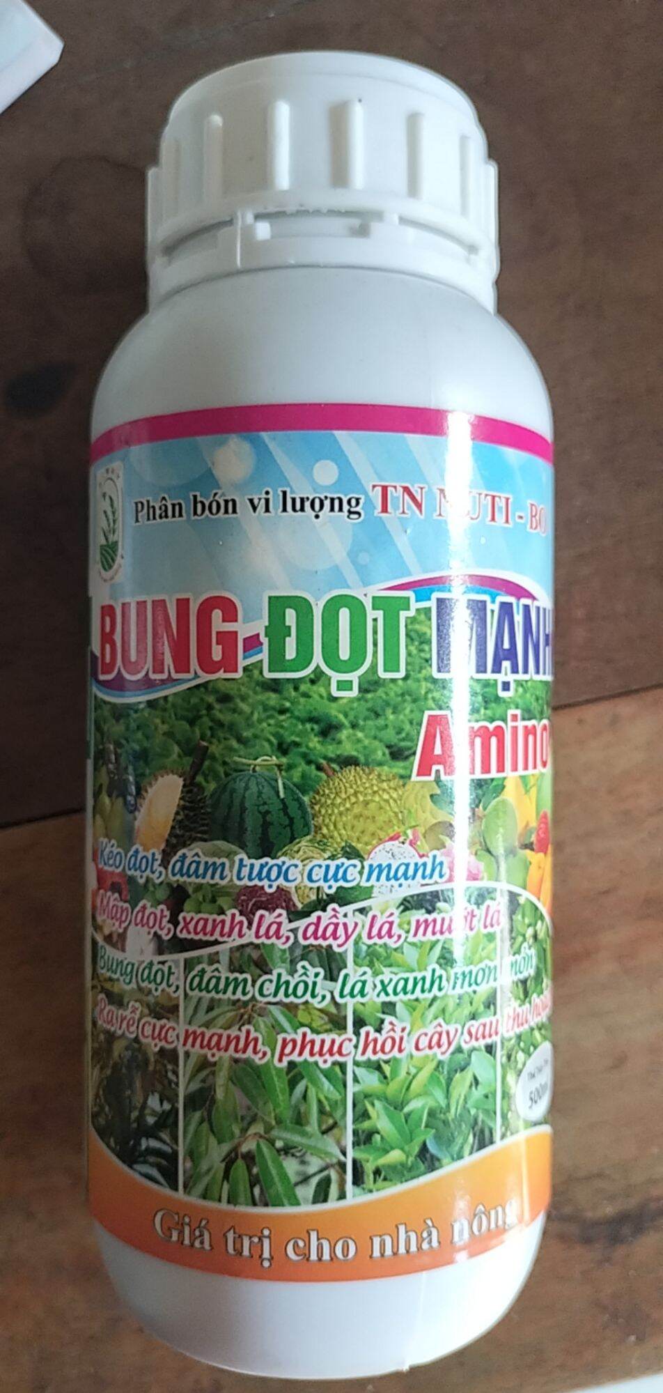 PHÂN BÓN LÁ AMINO BUNG ĐỌT MẠNH, XANH LÁ, DẦY LÁ, MƯỚT LÁ, MẬP THÂN ...