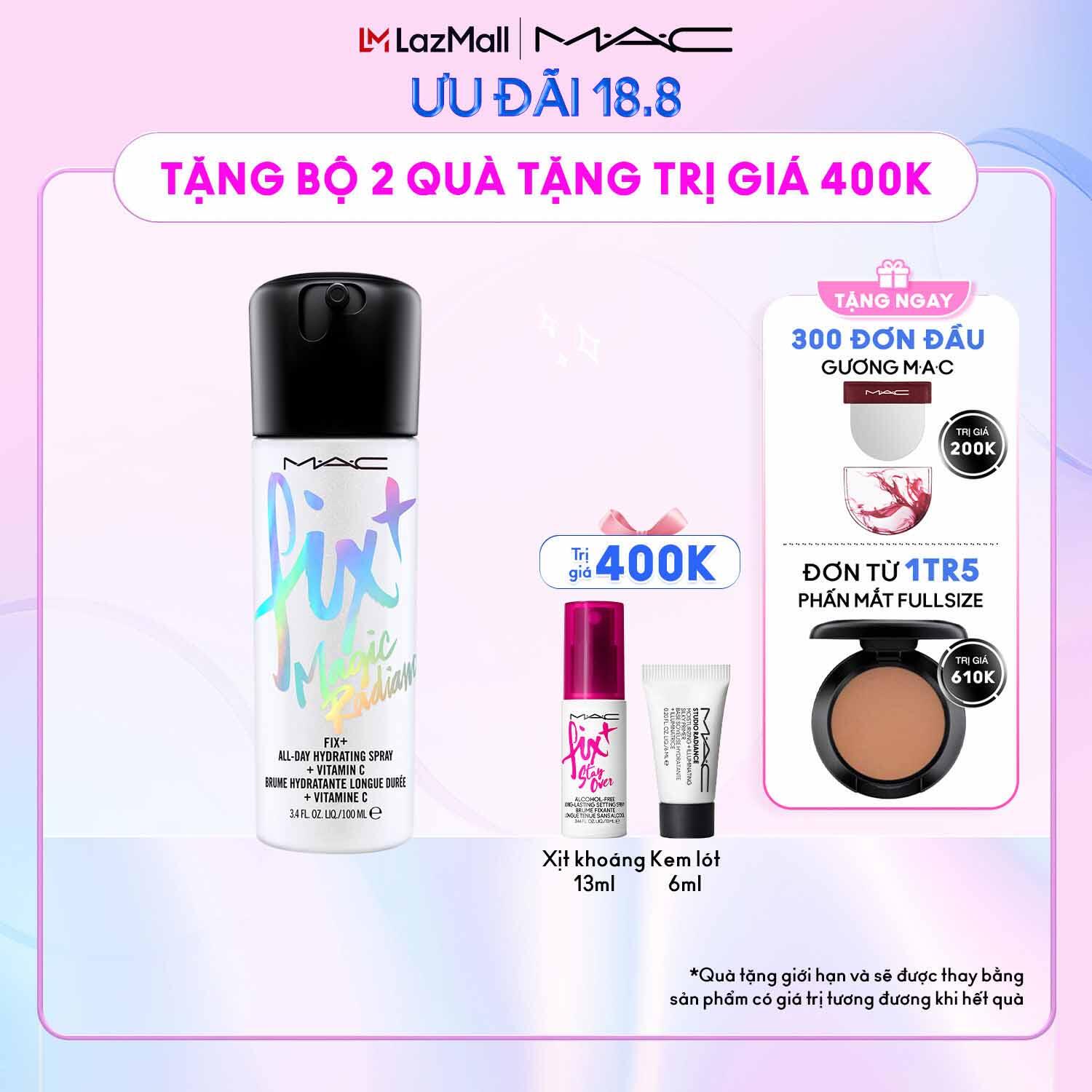 ƯU ĐÃI 22-24.8 Xịt khoáng cấp nước và bổ sung vitamin C MAC Fix Magic ...