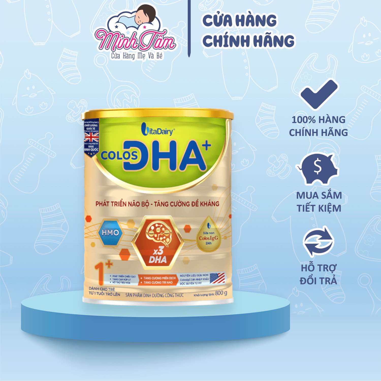 Mã QR-TL Điểm Sữa bột Colos DHA 1 (800g) - MixASale