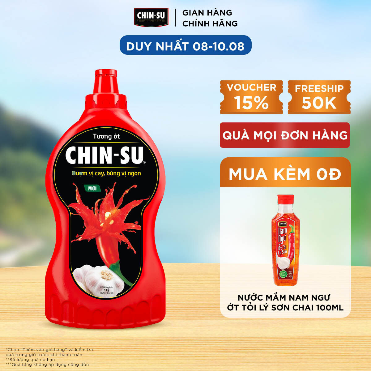 Tương Ớt CHIN-SU Wasabi Chai 250g - MixASale