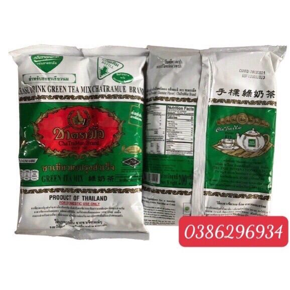 Trà Thái Xanh Thái Lan Chatramue 200g - Hàng Chính Hãng Loại 1 dùng pha ...