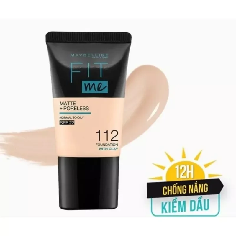 Kem Nền Maybelline Fit Me Foundation Tone 112 Tuýp 5ml Lazadavn