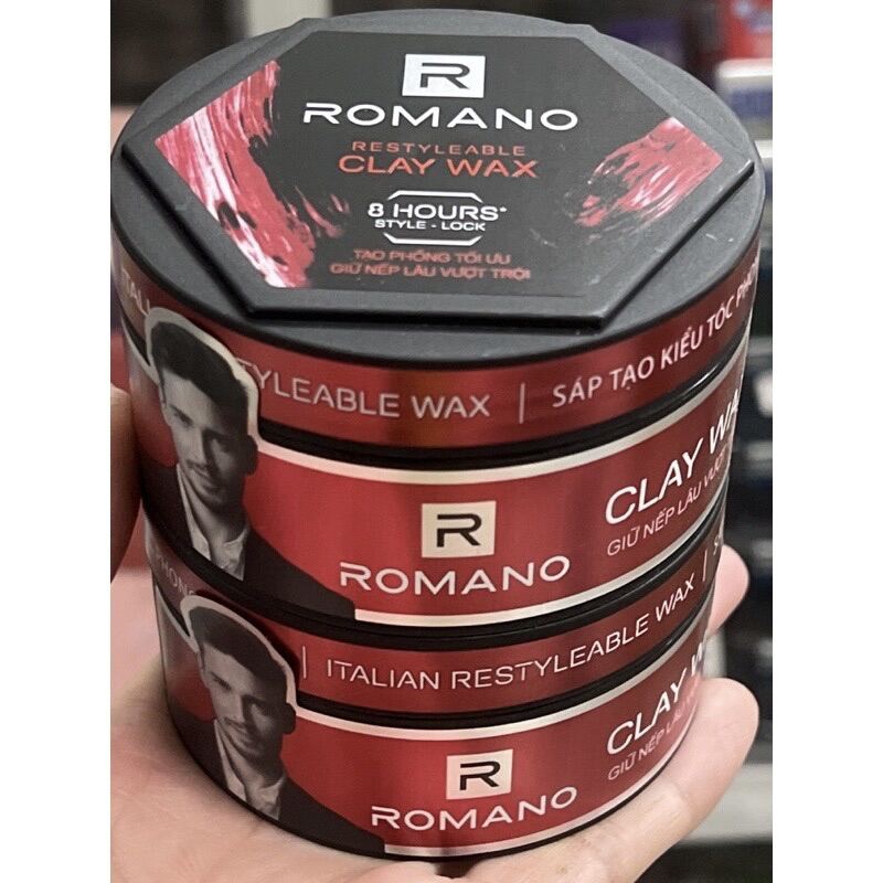 SÁP VUỐT TÓC ROMANO CLAY WAX 68G GIỮ NẾP LÂU VƯỢT TRỘI | Lazada.vn