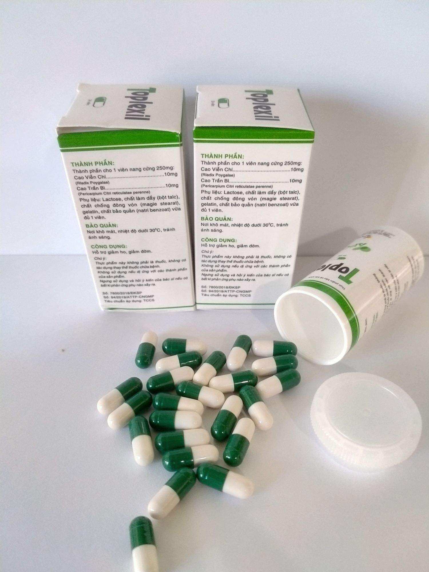 Viên uống TOPLEXIN Hộp 24 viên giúp giảm ho, giảm đờm.[ Thực phẩm bao ...