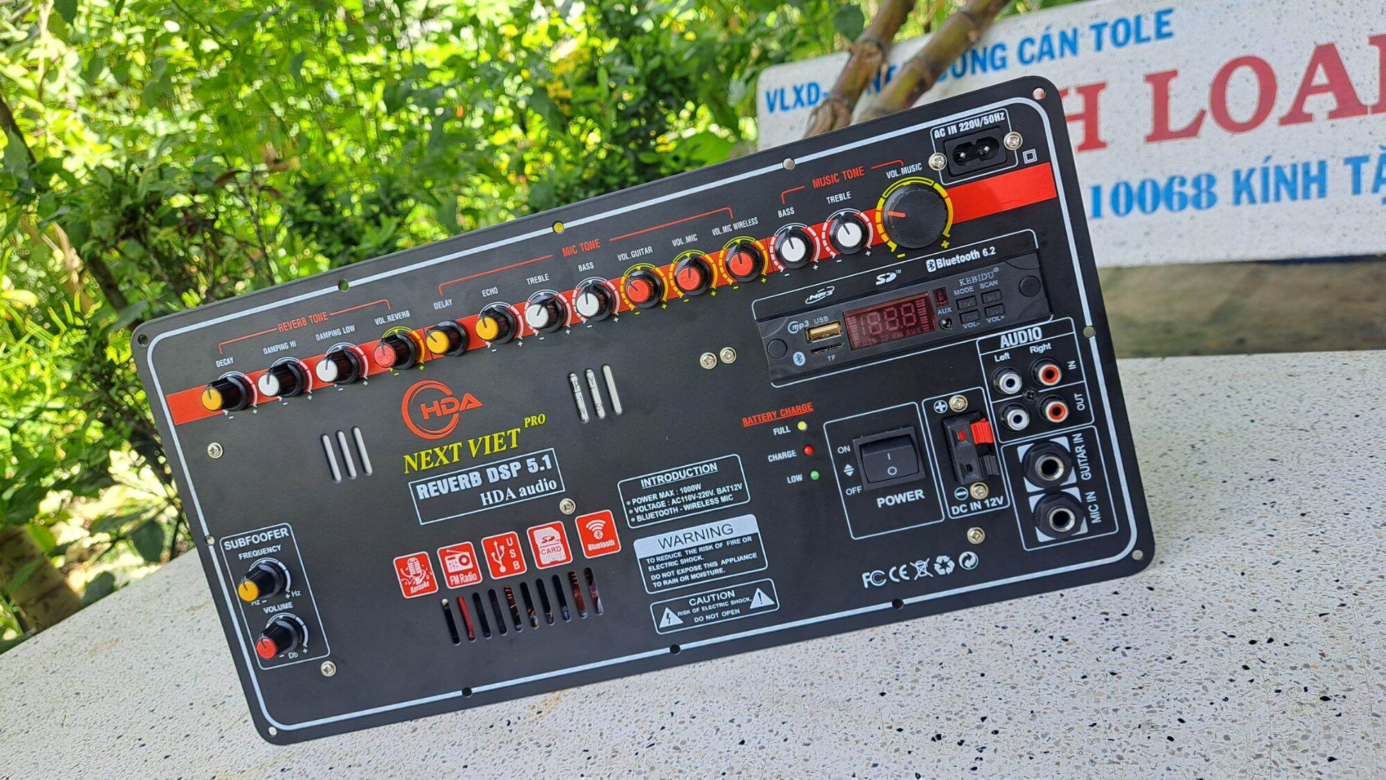 MẠCH LOA KÉO CÔNG SUẤT 1000W ,ĐÁNH LOA FULL VÀ LOA SUP.KẾT HỢP ECHO VÀ ...