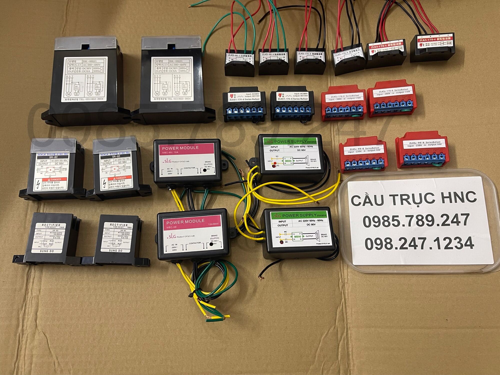 Đi ốt phanh, thắng từ cho cuộn hút phanh, chỉnh lưu 380V/220V/90V/100V ...