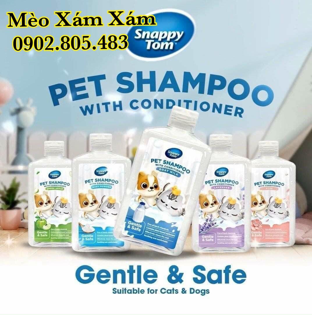 SỮA TẮM SNAPPY TOM GỘI XẢ 2 TRONG 1 cho chó mèo kết hợp dầu xả 2 trong ...