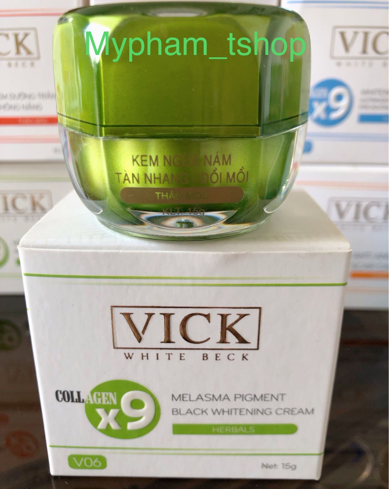 Kem Ngừa Nám Tàn Nhang Đồi Mồi Vick White Beck Collagen X9 | Lazada.vn