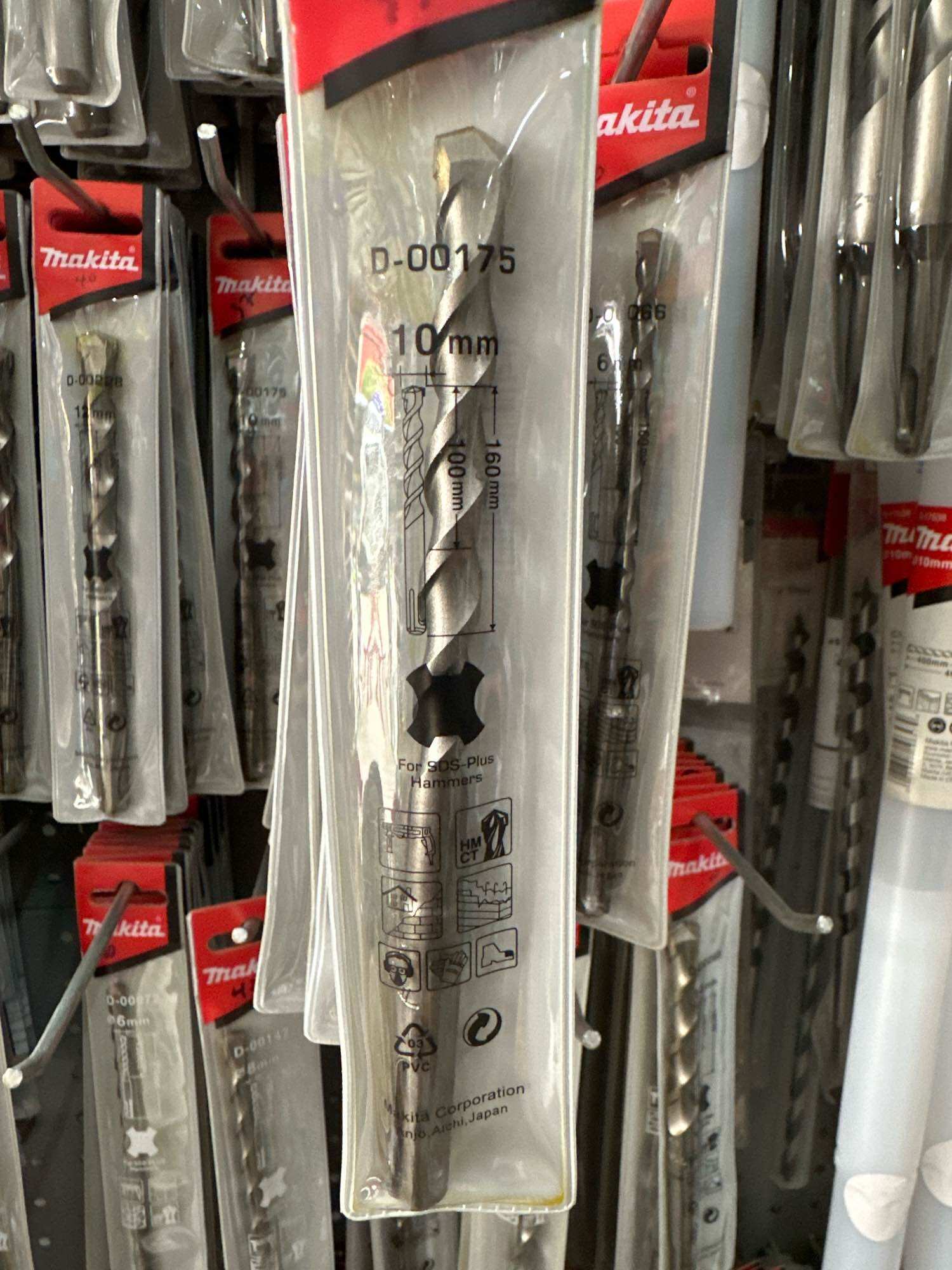 MAKITA CHÍNH HÃNG Mũi khoan bê tông phi 10mm dài 160mm D-00175 | Lazada.vn