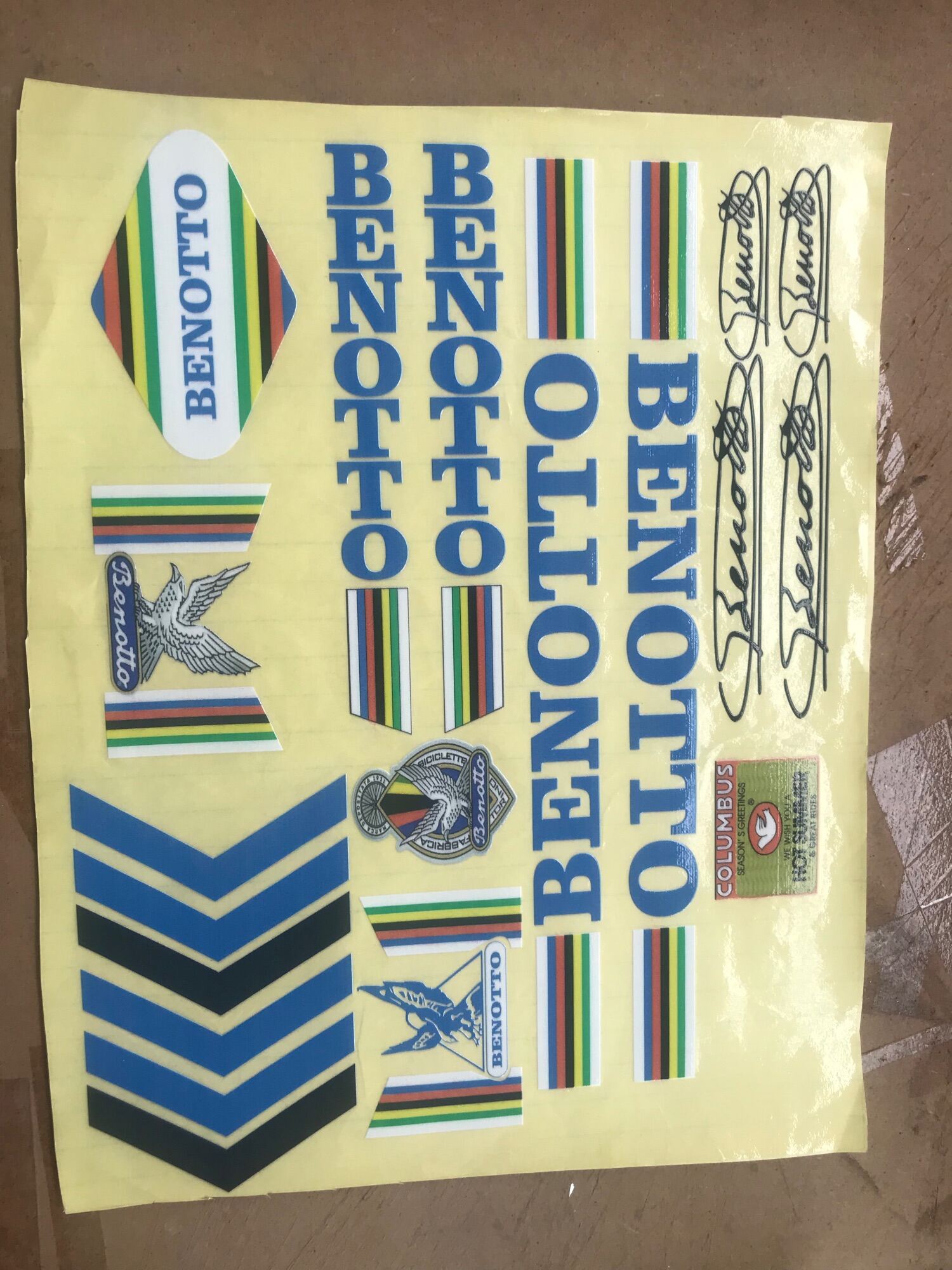 Decal tem xe đạp Benotto Italya | Lazada.vn