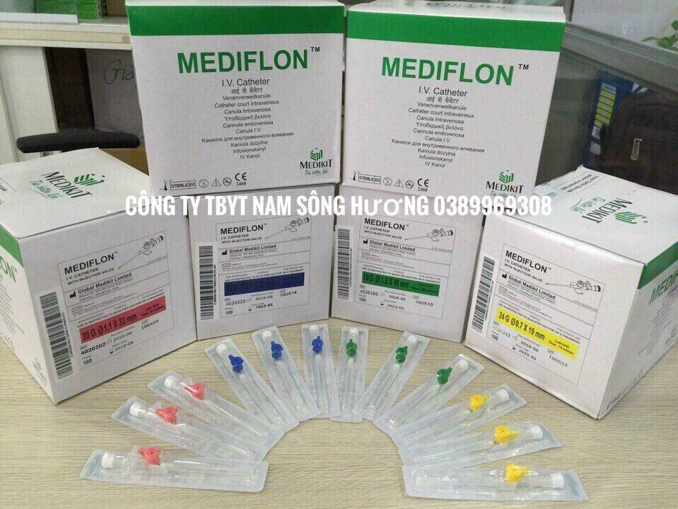 KIM LUỒN TĨNH MẠCH KIM LUỒN CATHETER tiêm truyền tĩnh mạch MEDIFLON ...