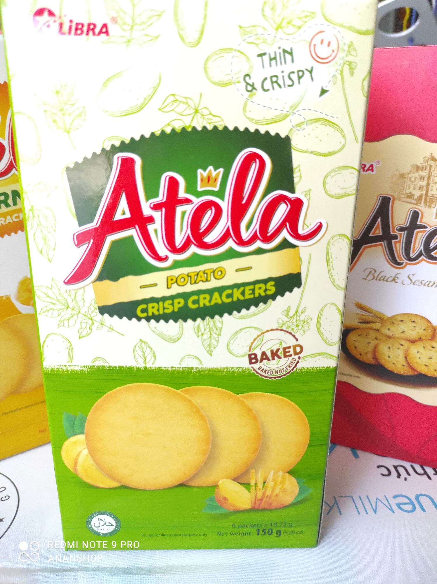 Bánh Cracker, Bánh khoai tây, Bánh quy Atela Libra hộp 150g | Lazada.vn