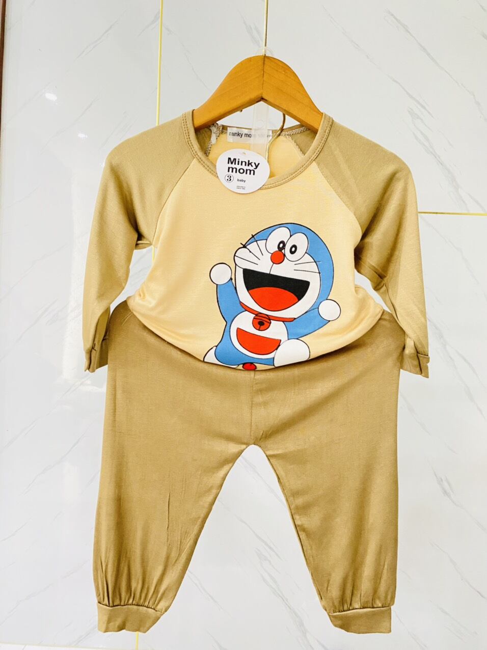 HÀNG MỚI VỀ BỘ DÀI TAY MINKYMON BÉ TRAI BÉ GÁI FROM TỪ 5KG TỚI 17KG DỄ THƯƠNG NHIỀU HÌNH - MixASale